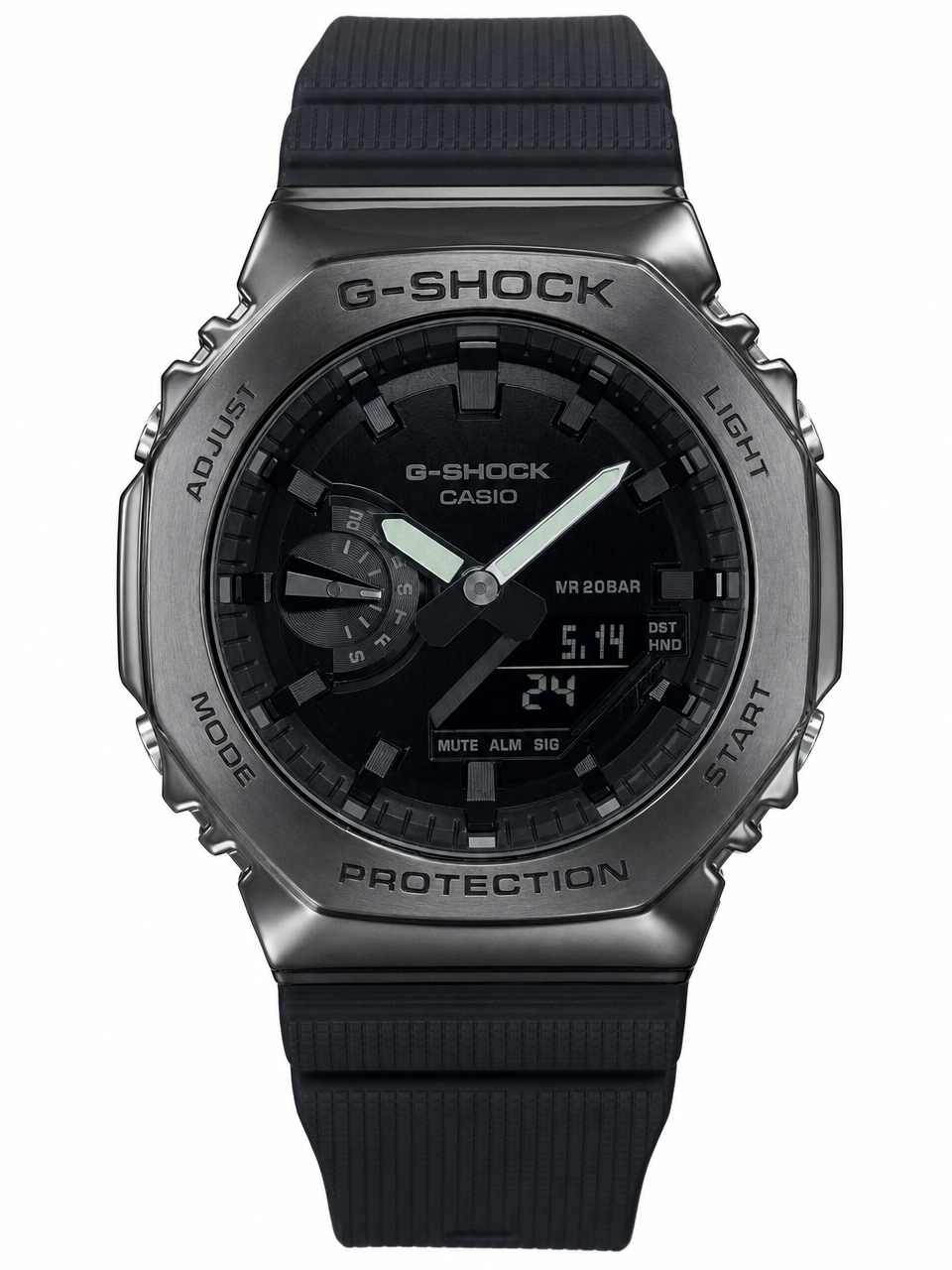Часы наручные мужские японские G-Shock GM-2100CB-3A электронные часы кварцевые Касио Джи-Шок водонепроницаемые для дайвинга, противоударные, многофункциональные с будильником, с гарантией.
