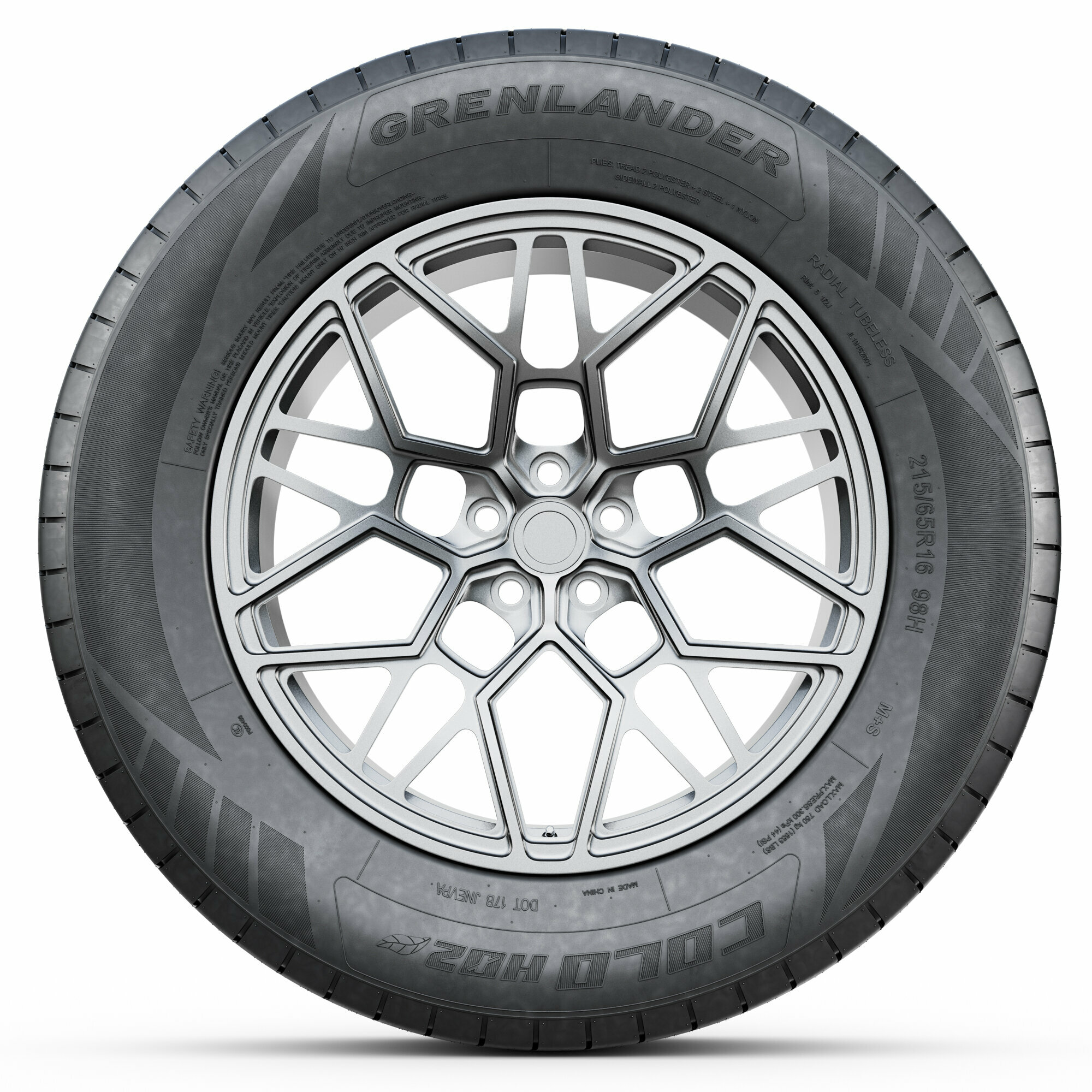 Летние шины Grenlander Colo H02 175/65 R14 82H для легковых автомобилей — фото 1