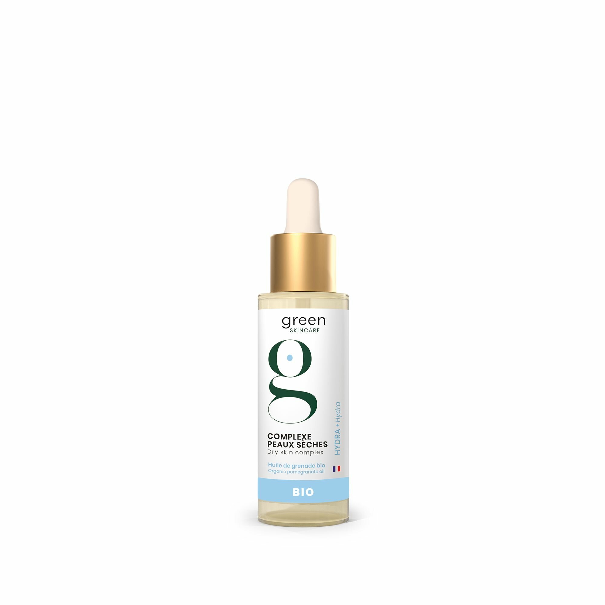 GREEN SKINCARE HYDRA Увлажняющий комплекс для сухой кожи с гранатом и кунжутом 30 мл