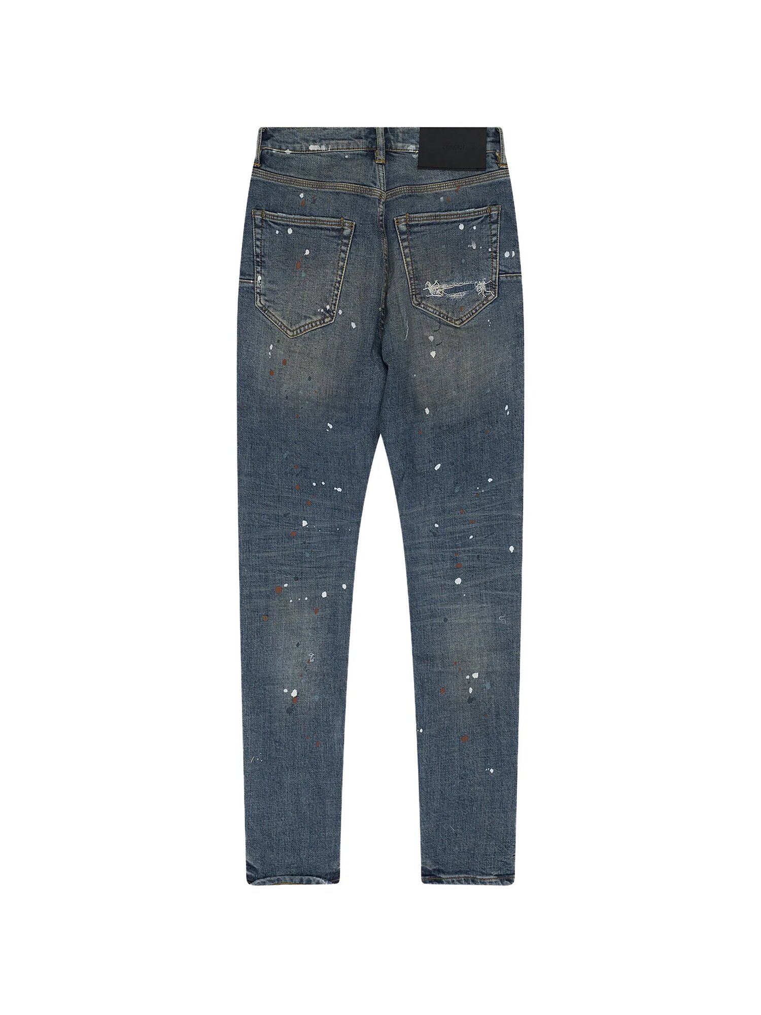 Джинсы PURPLE BRAND Paint-splatter distressed jeans, размер 2XL, blue — фото 1