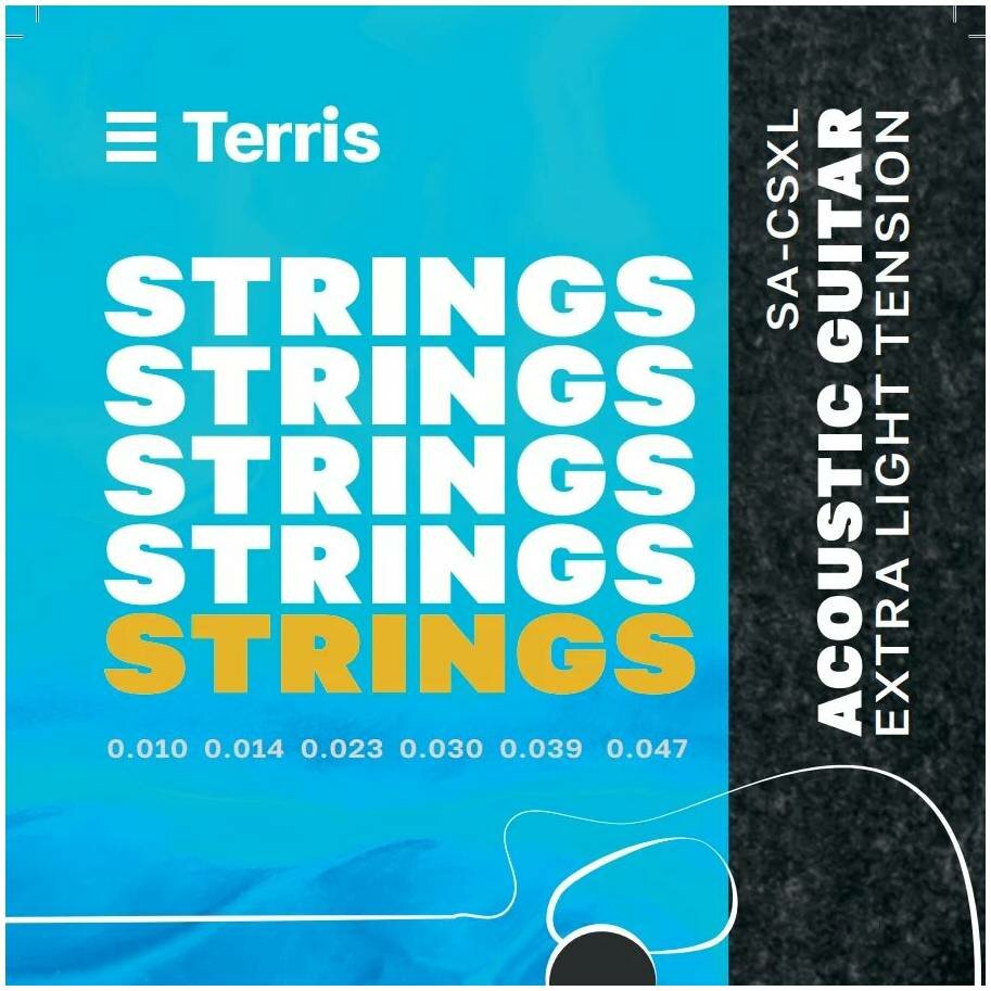 TERRIS SA-CSXL - Струны для акустической гитары