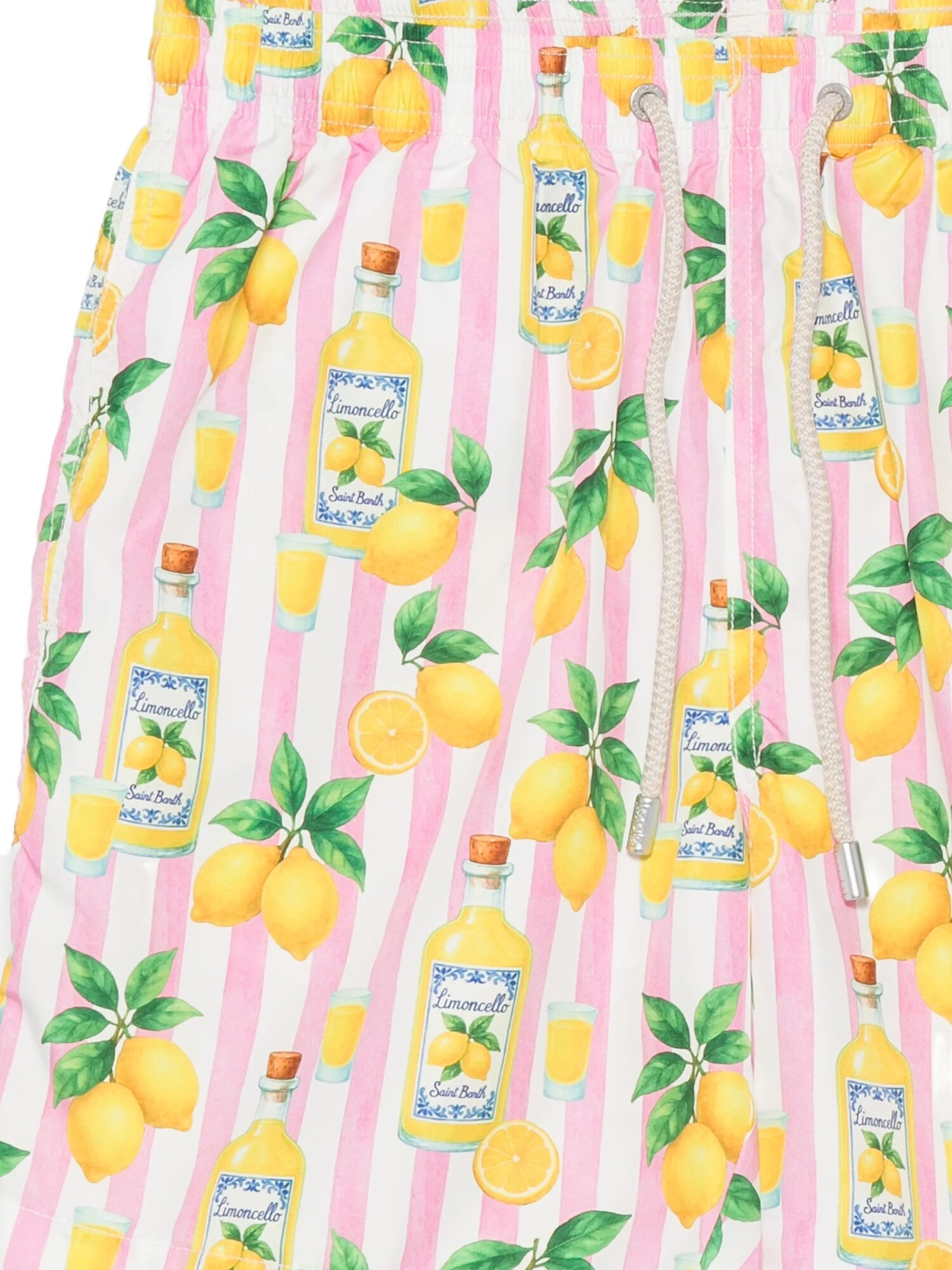 Шорты для плавания MC2 Saint Barth Lighting limoncello swim shorts, размер 2XL, белый — фото 1