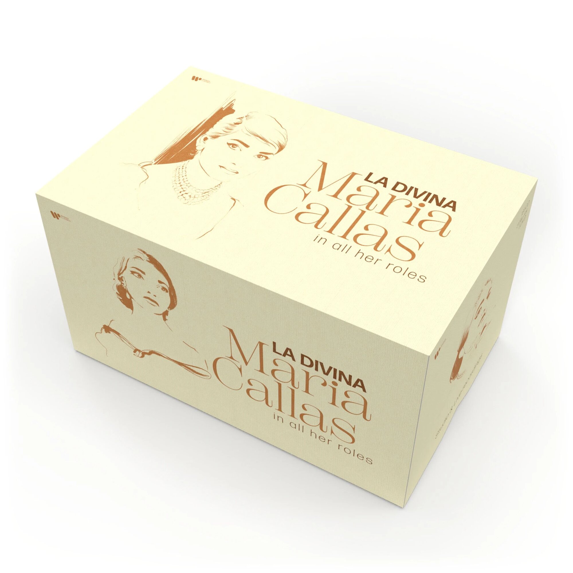 Maria Callas - La Divina: All Her Roles (Box) (131CD+3BR+DVD), 2023, Warner, Box, Фирменный Фирменный Музыкальный диск