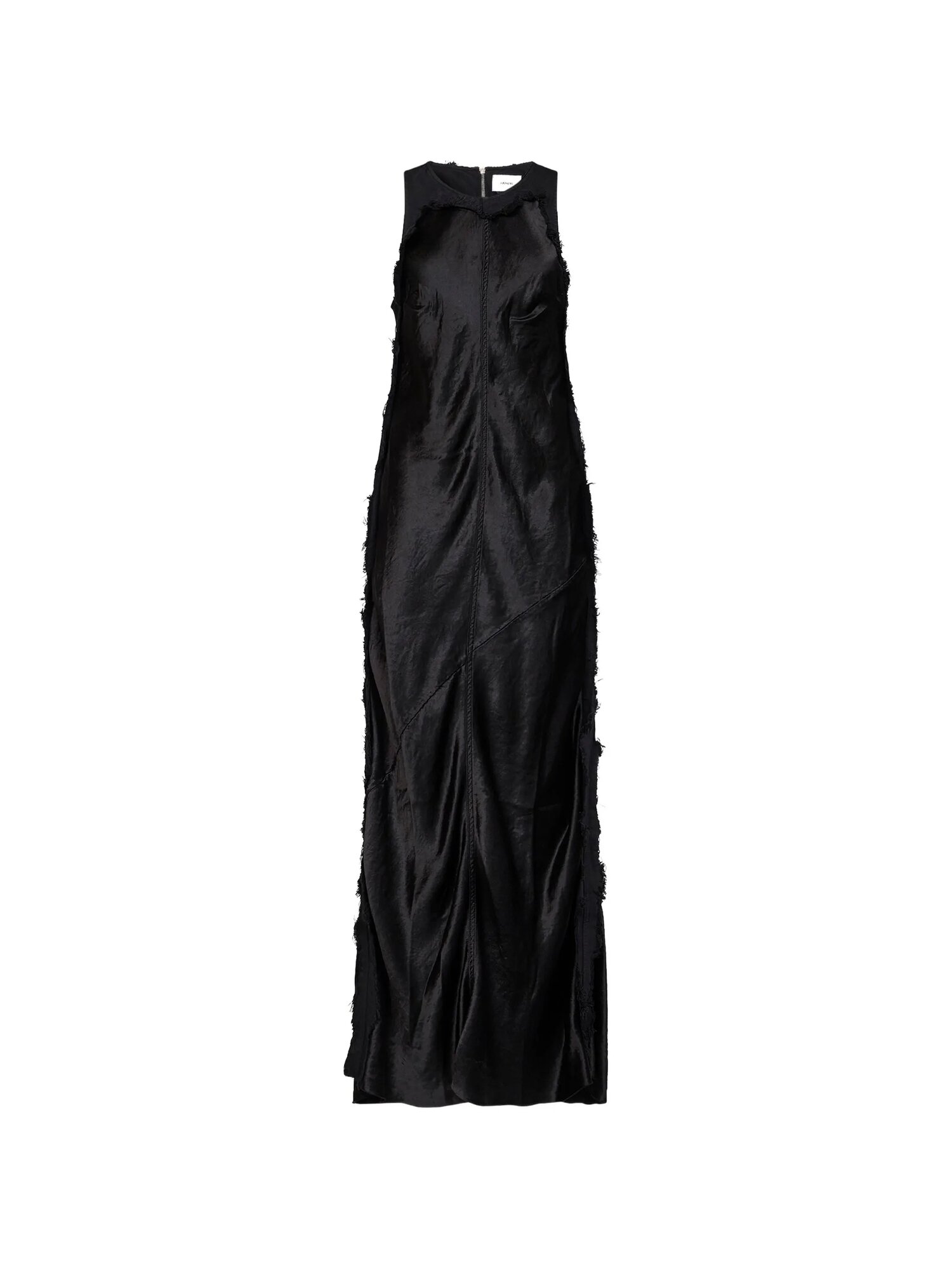 Платье Frayed-insert bias-cut dress