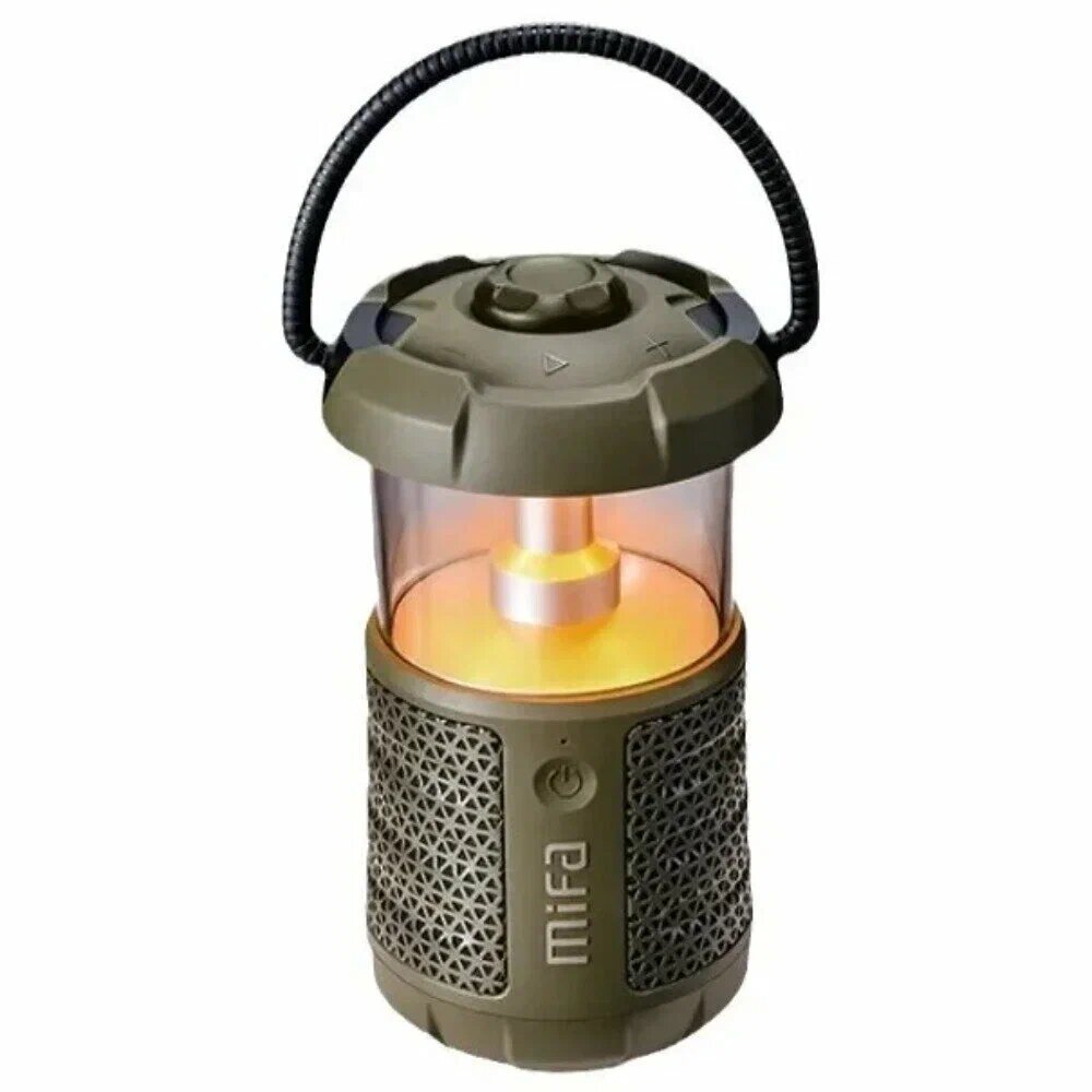 Портативная Bluetooth колонка Mifa Wild Camping Наружный Динамик С Фонарем, Мощная Звуковая Подсветка На 360° IP67