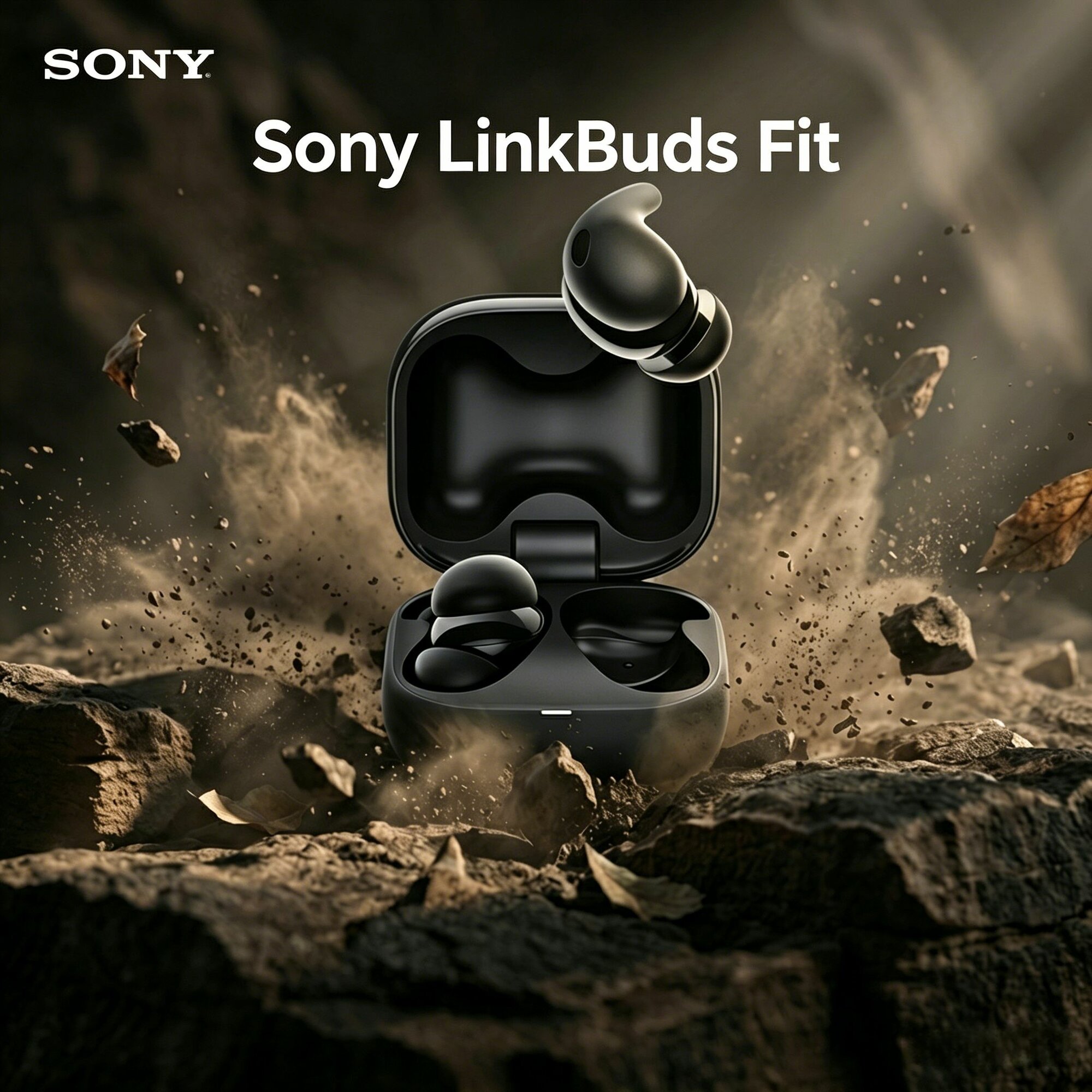 Sony Наушники беспроводные Sony LinkBuds fit, Bluetooth, USB Type-C, черный