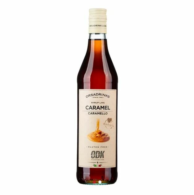 Сироп Карамель ODK; стекло;0,75л; D65, H305мм