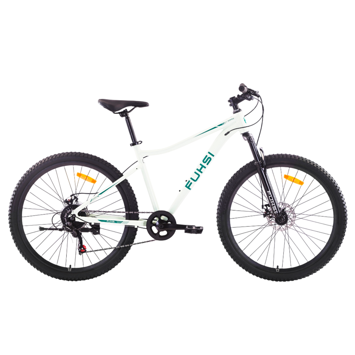 Горный велосипед BREND FUHSI ORIGINAL FU652, диаметр колес 27,5", 8 скоростей, рама алюминий, зеленый