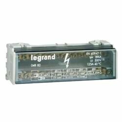 Кросс-модуль 2P 125A 15 конт. (клеммная шина на DIN-рейку в корпусе) 004882 Legrand