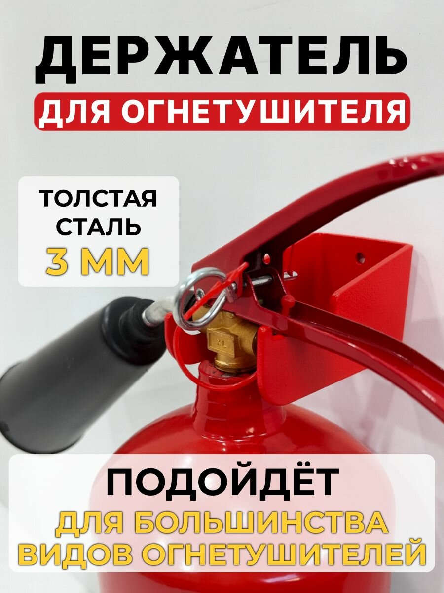 Держатель для огнетушителя, настенный