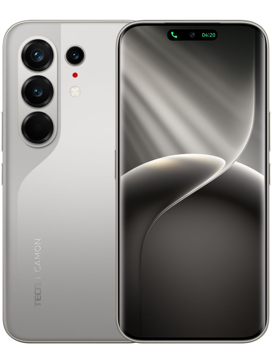 Смартфон Tecno Camon 50 Ultra 5G 6.78", 12/256Gb, NFC, AMOLED, 144Гц, 6500мАч, титан