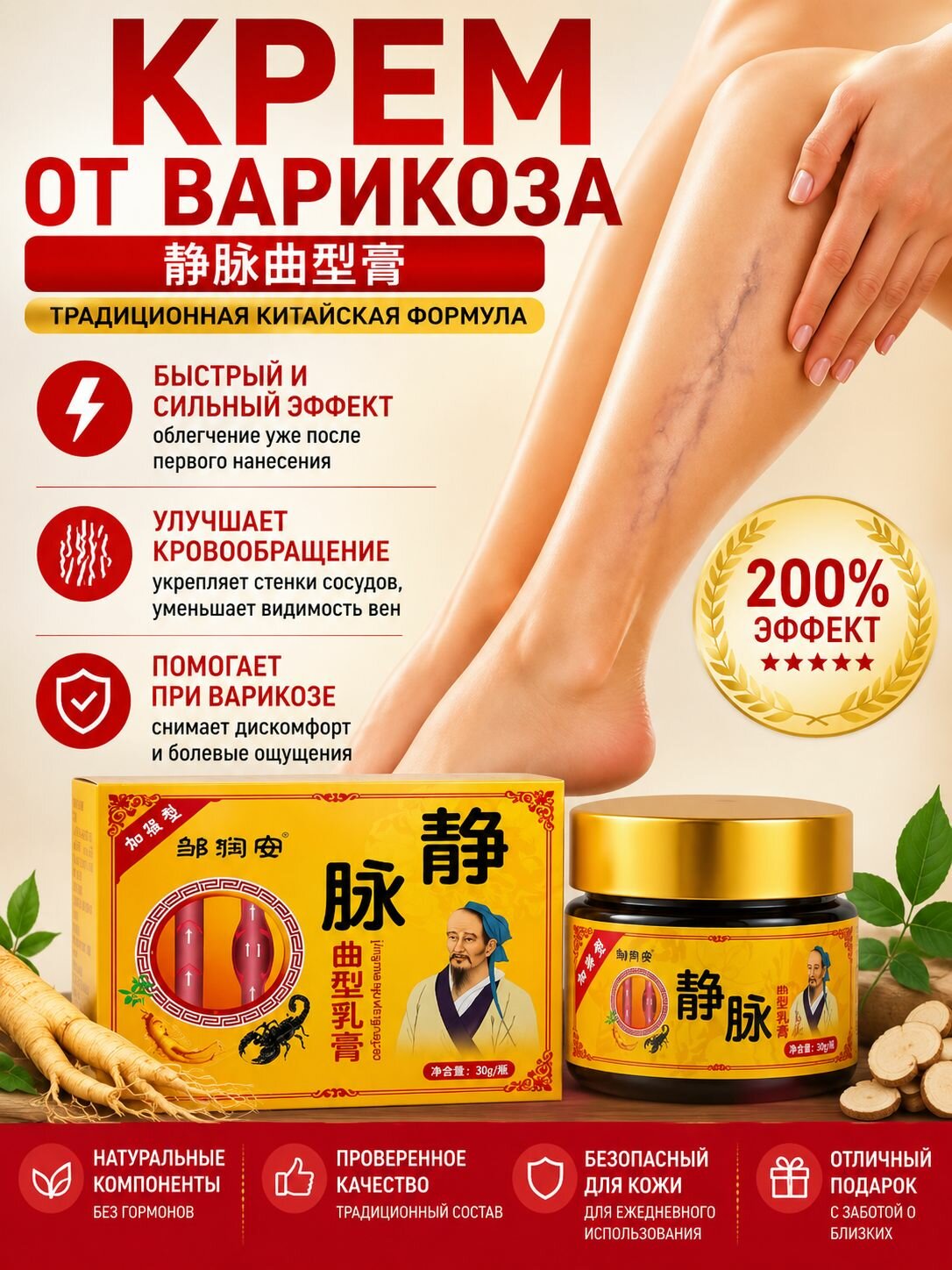 Обновен крем от варикоза