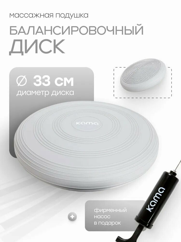 Балансировочный диск 33 см / Массажная подушка / Балансир