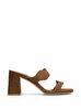 Мюли Suede double-strap mules