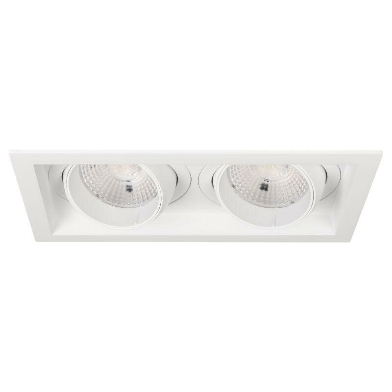 Светильник MS-VORTEX-BUILT-S250x140-2x30W Warm3000 WH-WH 50 deg 230В 2х30Вт 3000К IP20 метал. Arlight 042369