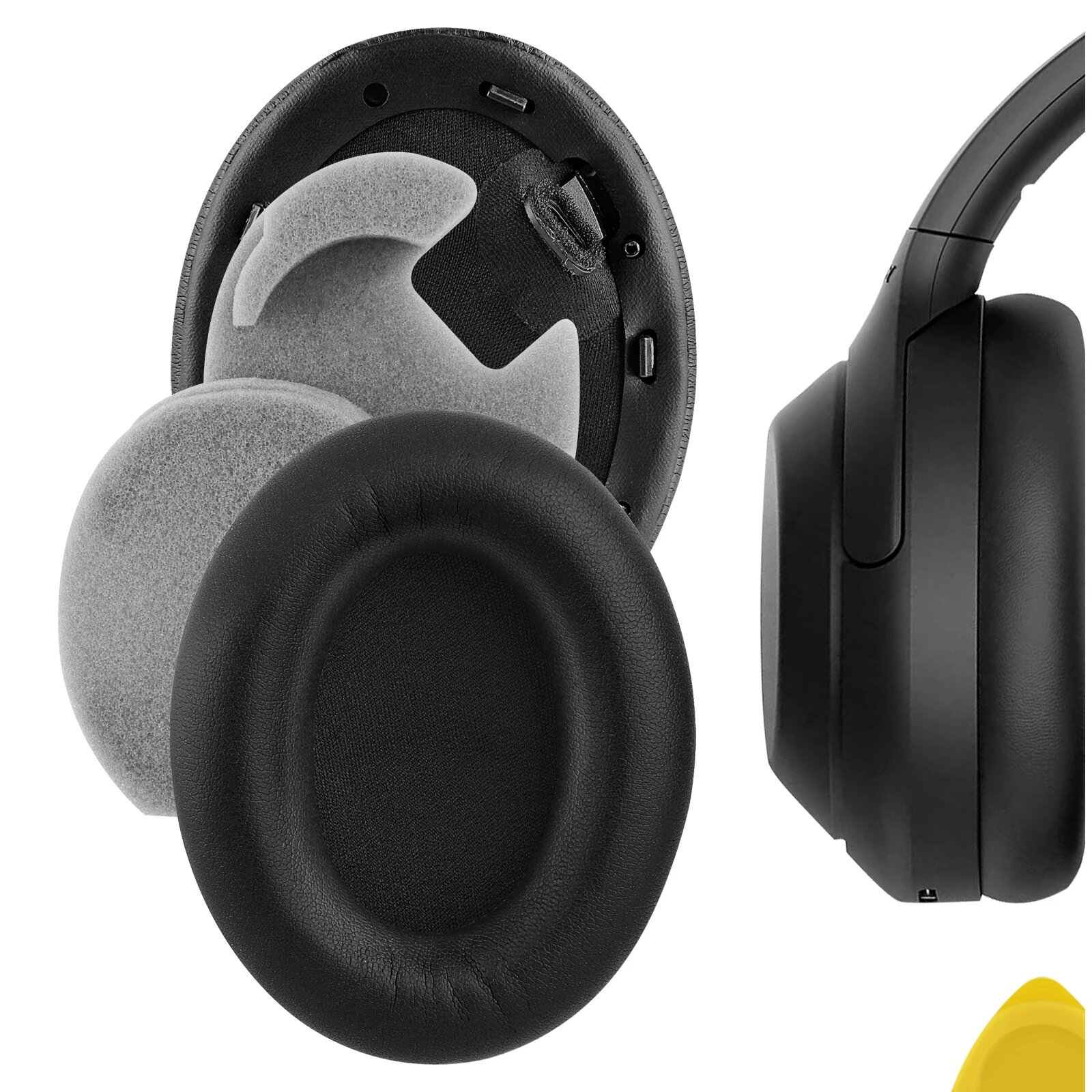 Амбушюры Geekria для Sony WH-1000XM4, серебристые