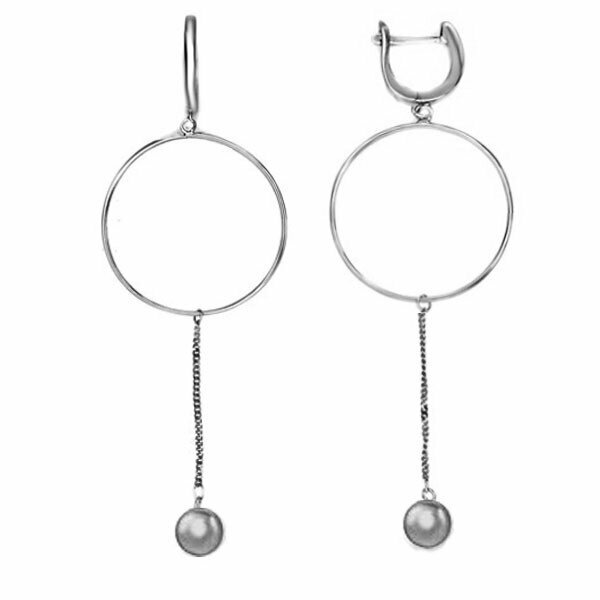 Серьги JEWELIN, серебро, 925 проба