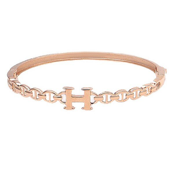 Жесткий браслет JEWELIN, красное золото, 585 проба