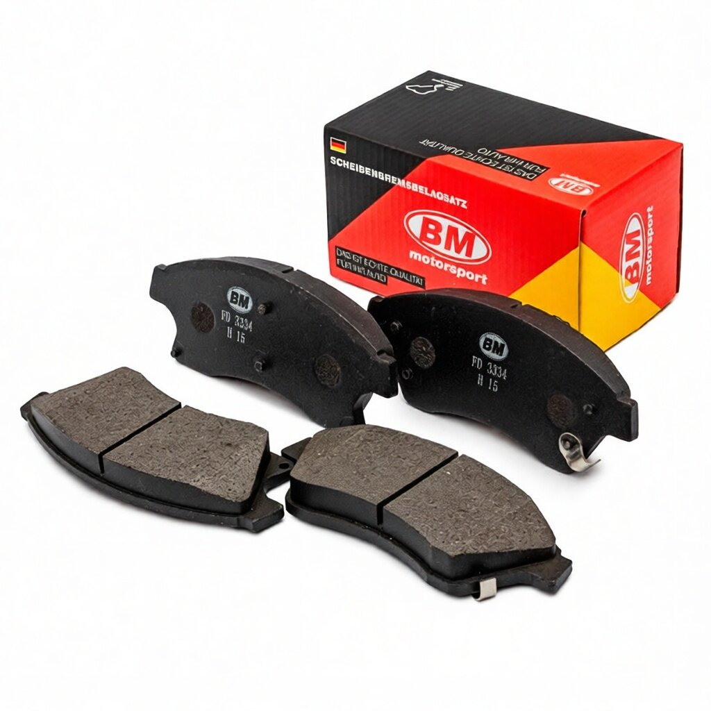 Колодки тормозные дисковые передние FD3334 BM-Motorsport арт. FD3334
