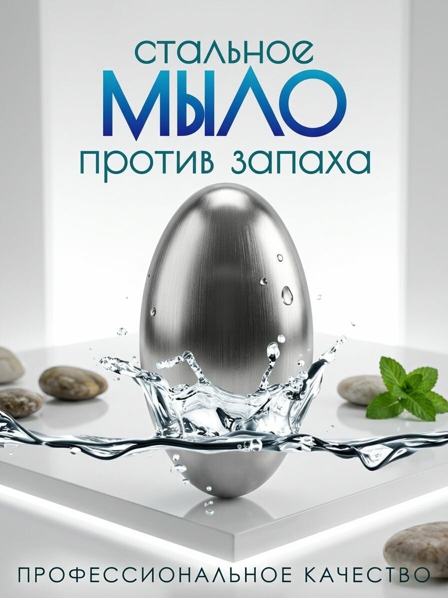Мыло твердое металлическое, удалитель запахов рыбы