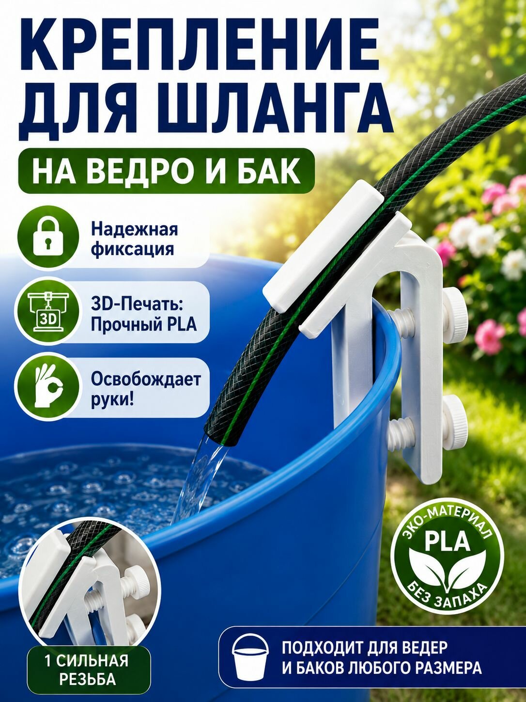 Держатель садового инструмента,1шт