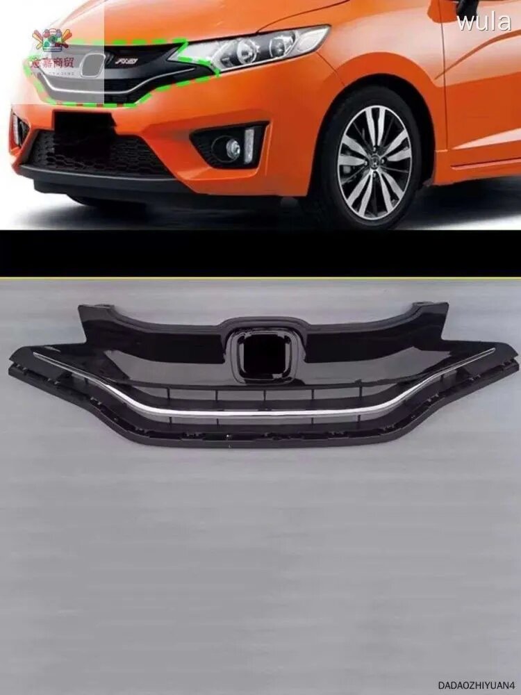 Решетка радиатора верхняя часть бампера сетка капота автомобиля для Honda fit 2014-2017