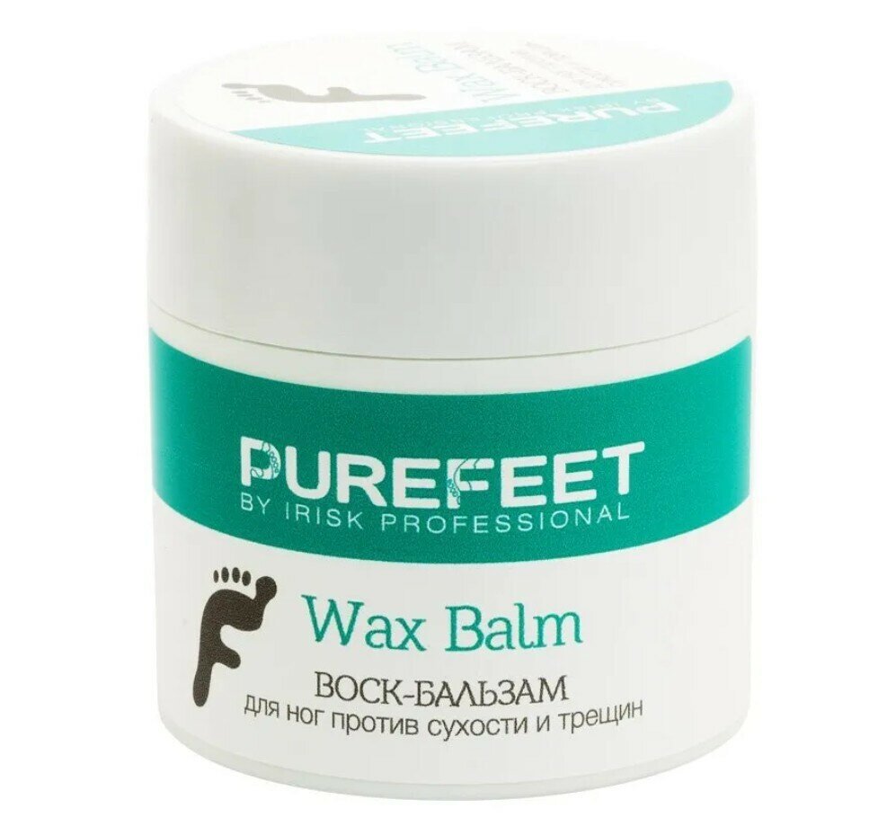 IRISK Воск-бальзам для стоп против сухости и трещин PureFeet Wax Balm, 50 мл