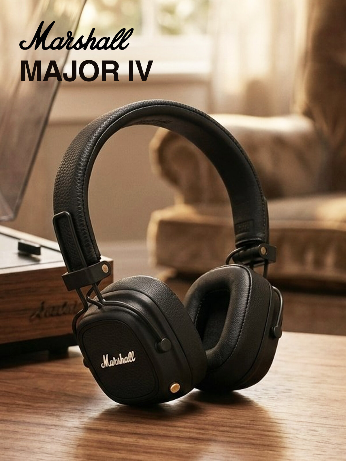 Беспроводные наушники Marshall Major IV, черный