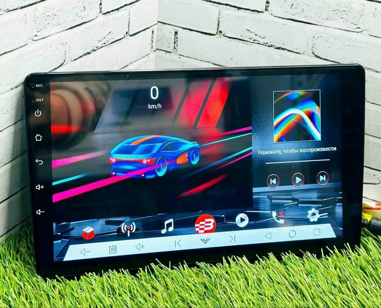Магнитола 2 din 9 дюймов BOS-MINI T6 Bluetooth+Android, 8 ядер, 4/64 ГБ, экран QLED, усилитель DSP, CarPlay (универсальная автомагнитола 2 дин)