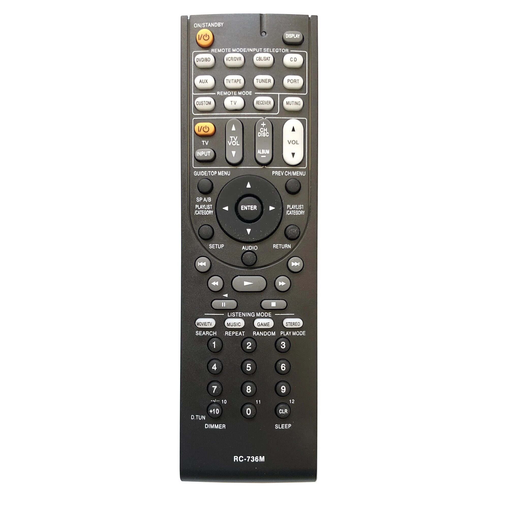 Пульт дистанционного управления Onkyo RC-736M RC-620M RC-737M RC-735M RC-738M RC-880M RC-682M RC-683M RC-865M RC-836M