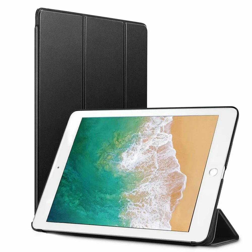 Чехол для iPad 9.7 дюймов моделей 2018 и 2017, подходящий для версий A1822, A1823, A1893, A1954, с функцией автоматического включения-выключения,