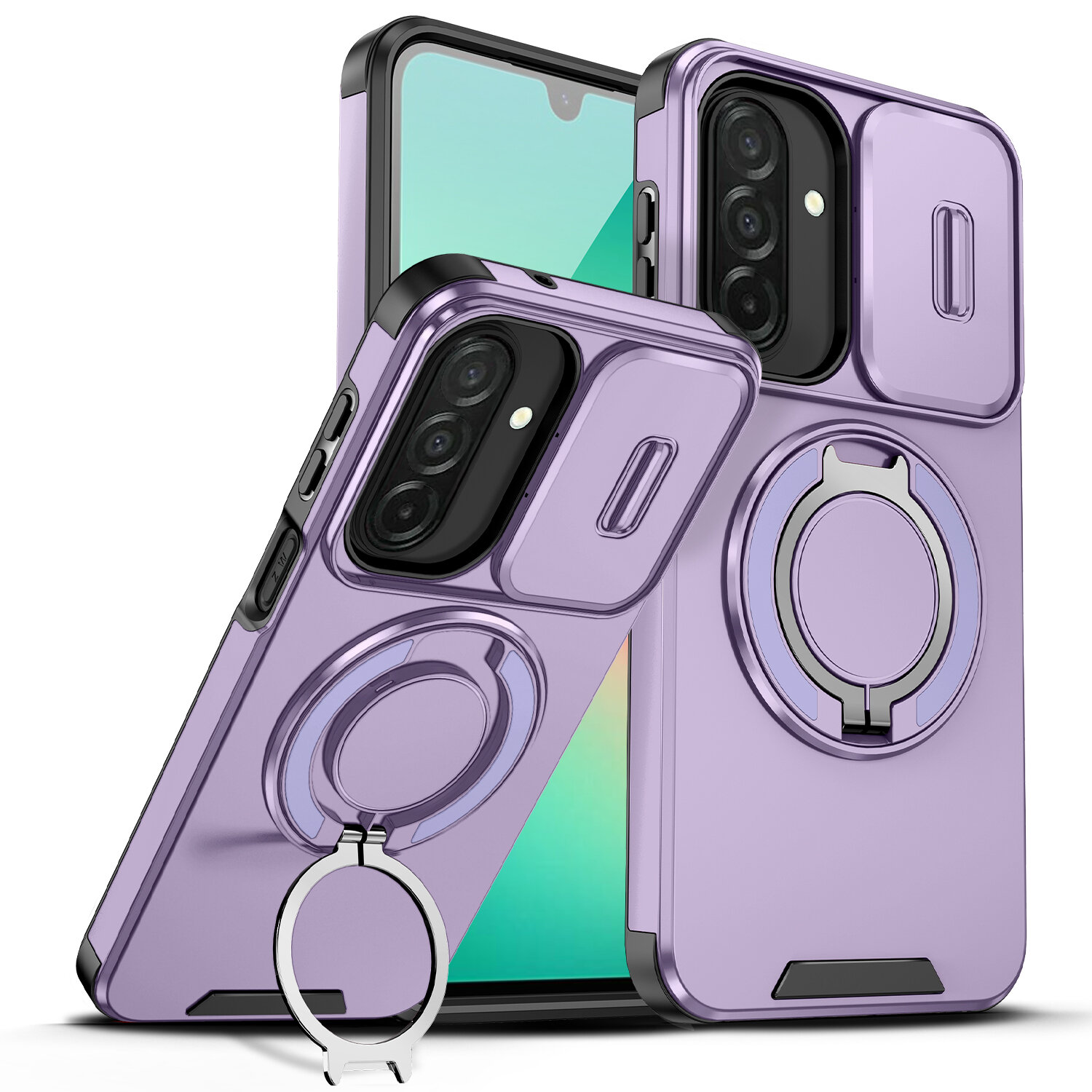 Чехол Для Samsung Galaxy A27 / Самсунг Галакси A27, soft touch, чехол-кардиомонитор, поликарбонат (PC), защита камеры, ударопрочный, усиленные углы, держатель поп-сокет, Samsung, Samsung Galaxy A27,