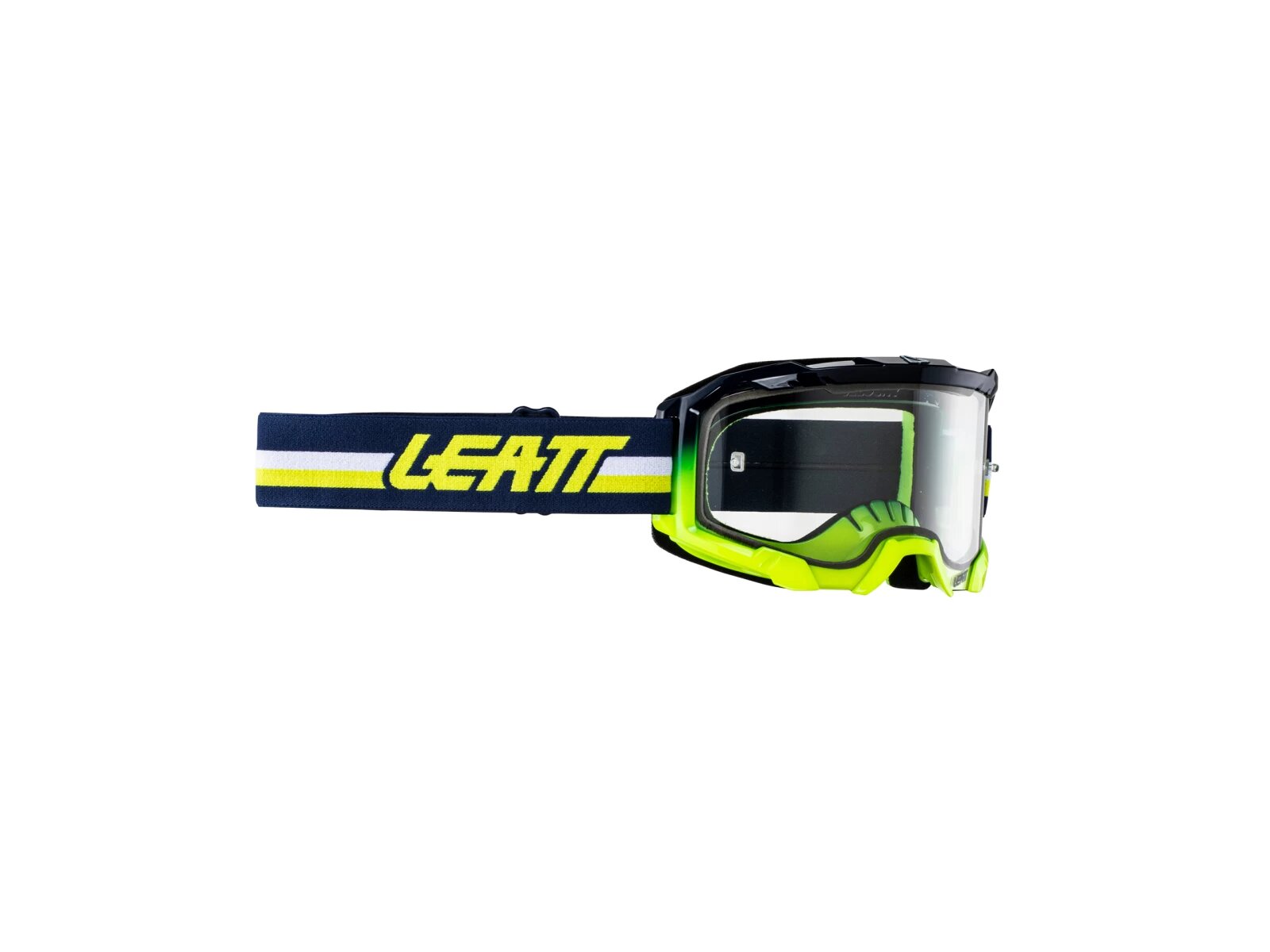 Очки кроссовые LEATT Velocity 4.5 Blue Clear 83%, сине-бело-желтые