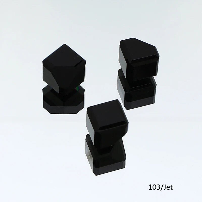 Кристаллы для декорирования Черный, 6X6X6MM-25pcs, 103 Jet