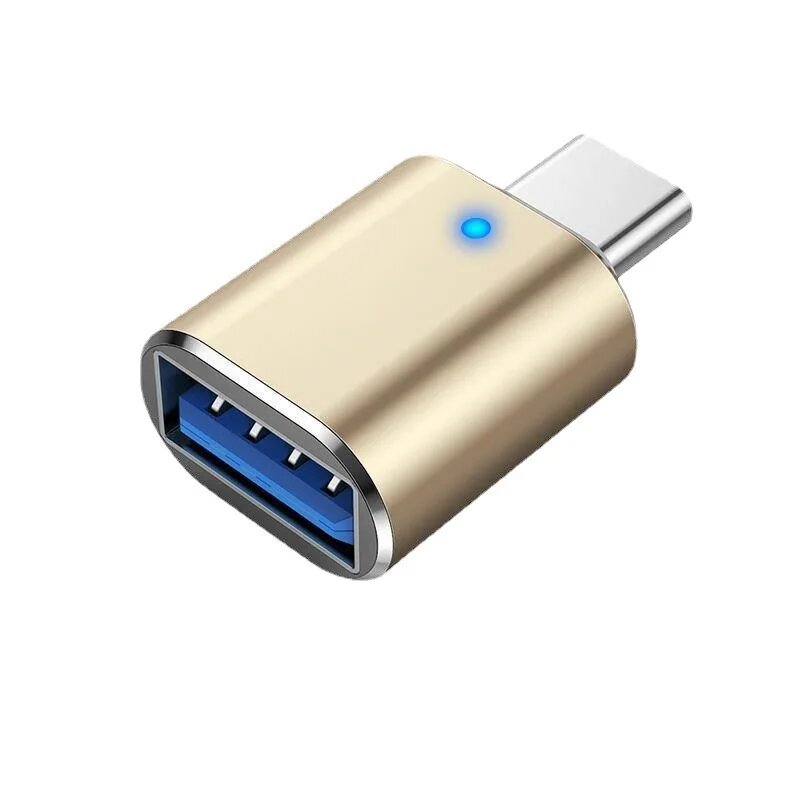 USB-C - USB адаптер DIKELANG Gold