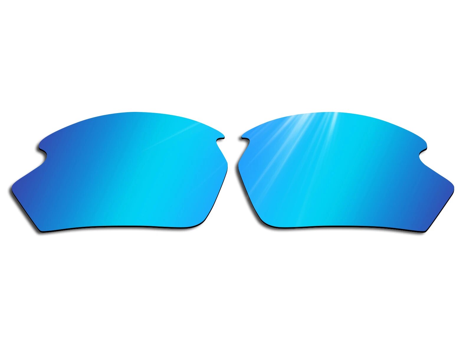 Поляризованные линзы Ice Blue Mirror для Oakley