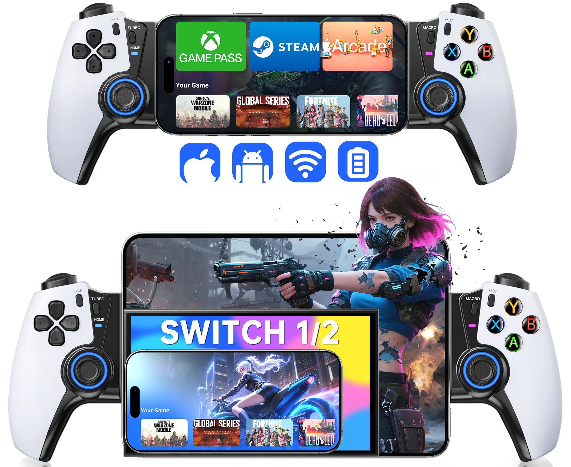 Геймпад BEBONCOOL MC500 для Switch, цвет MC500
