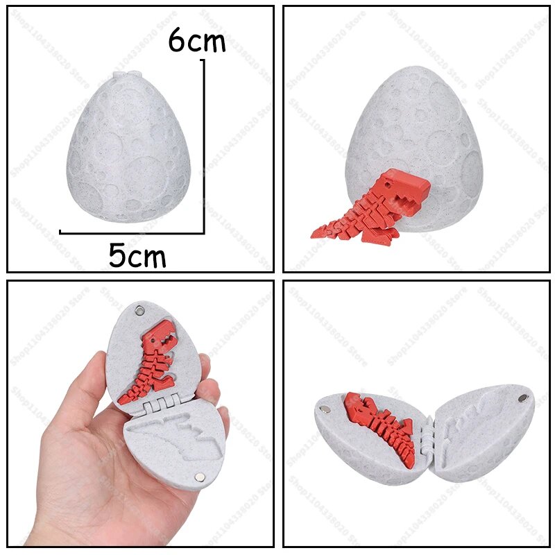 Динозавр Tyrannosaurus Rex в яйце-сюрпризе 6x5 см