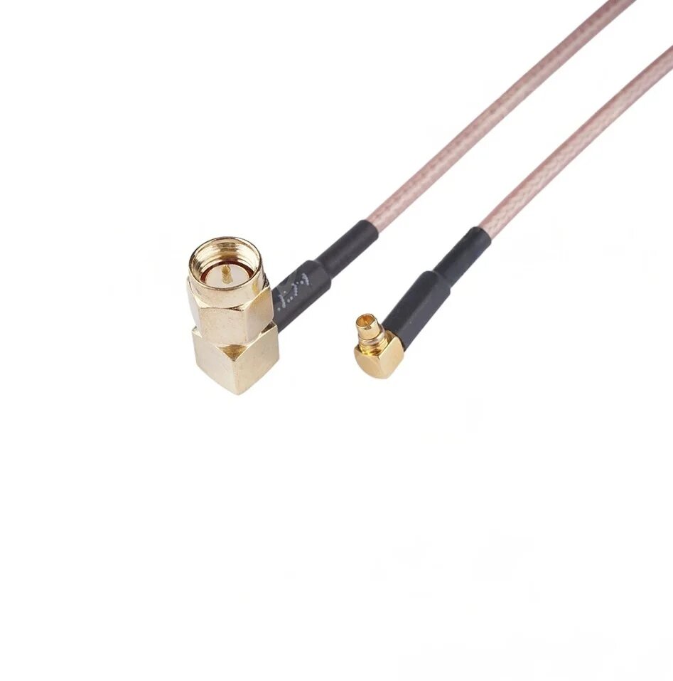 Коаксиальный кабель RG316 MMCX-SMA, 20CM, 10 шт.