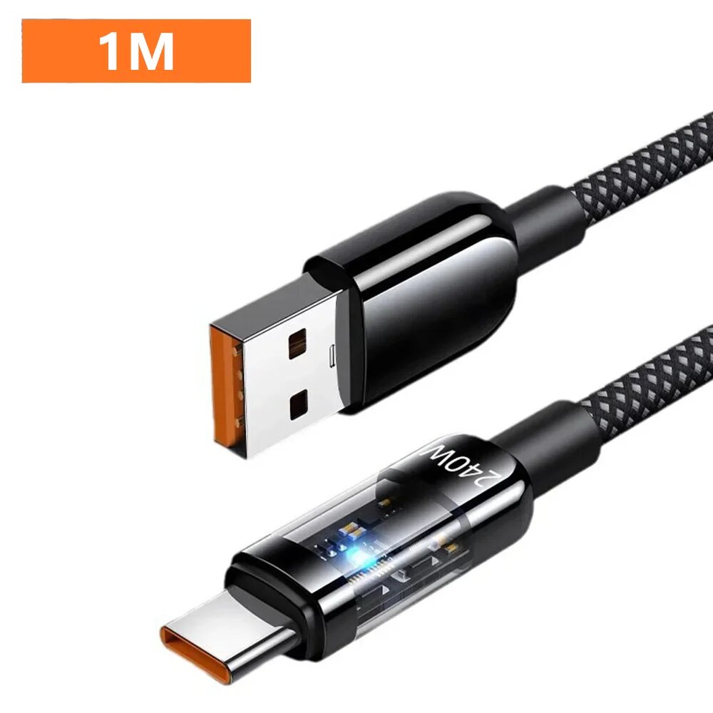 Кабель Для Быстрой Зарядки NNBILI USB C, 240 Вт, Высокоскоростная Синхронизация Данных