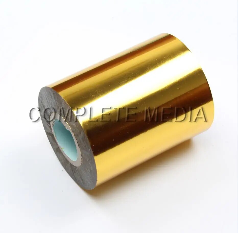 Золотая фольга для тиснения 80 мм x 120 м, Gold