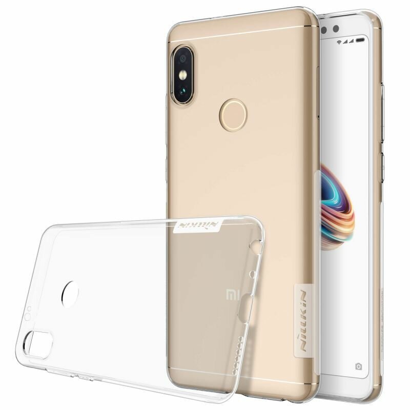 Чехол на Xiaomi Redmi Note 5 Pro, Nature силиконовый, прозрачный