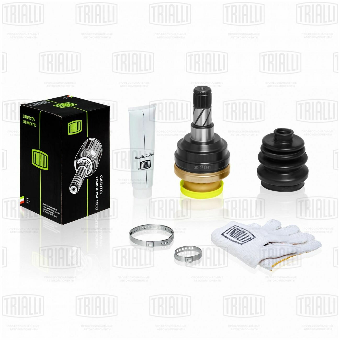 ШРУС для а/м Chevrolet Lacetti (04-)/Daewoo Nexia (95-) MT (внутр.) (GO 051241) GO051241, TRIALLI GO051241