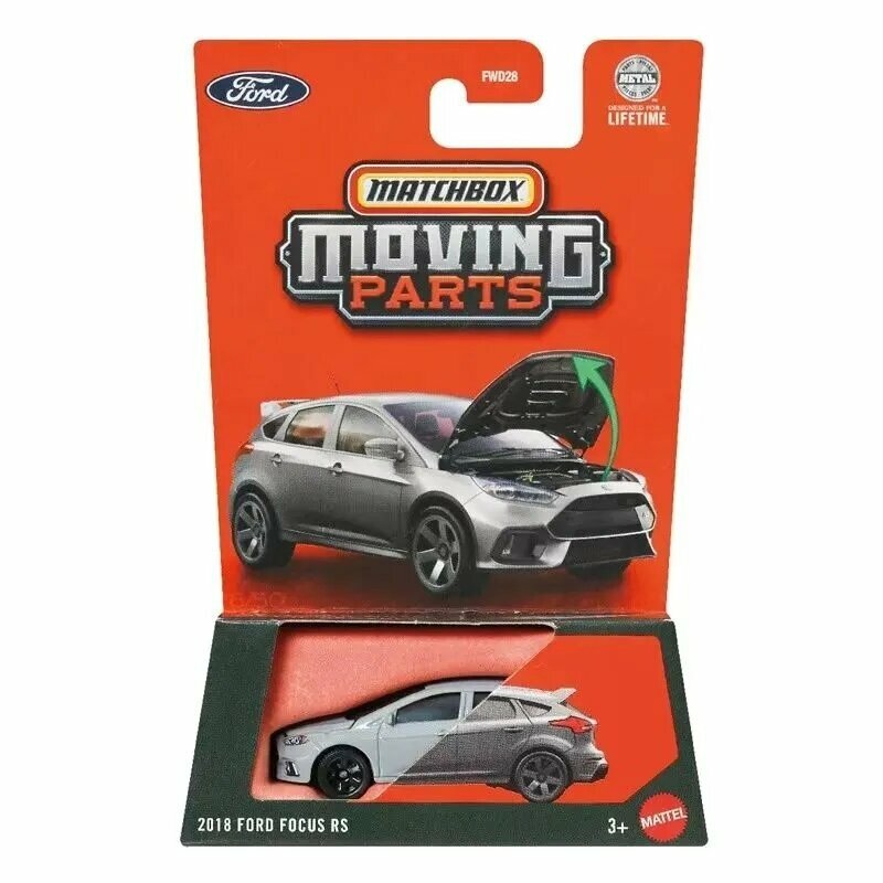 Машинка Matchbox FWD28 Alloy car model toys 2018 FORD FOCUS RS Alloy car model toys
