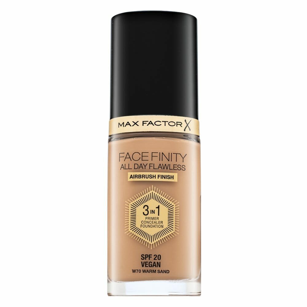 Тональный крем Max Factor Facefinity All Day Flawless Flexi-Hold 3in1 Primer Concealer Foundation SPF20 70 30 мл