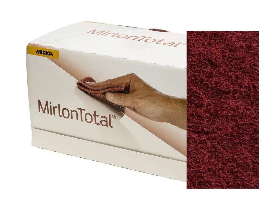 Комплект Скотч-брайт MIRKA MIRLON TOTAL красный P360 115x230мм (5шт)