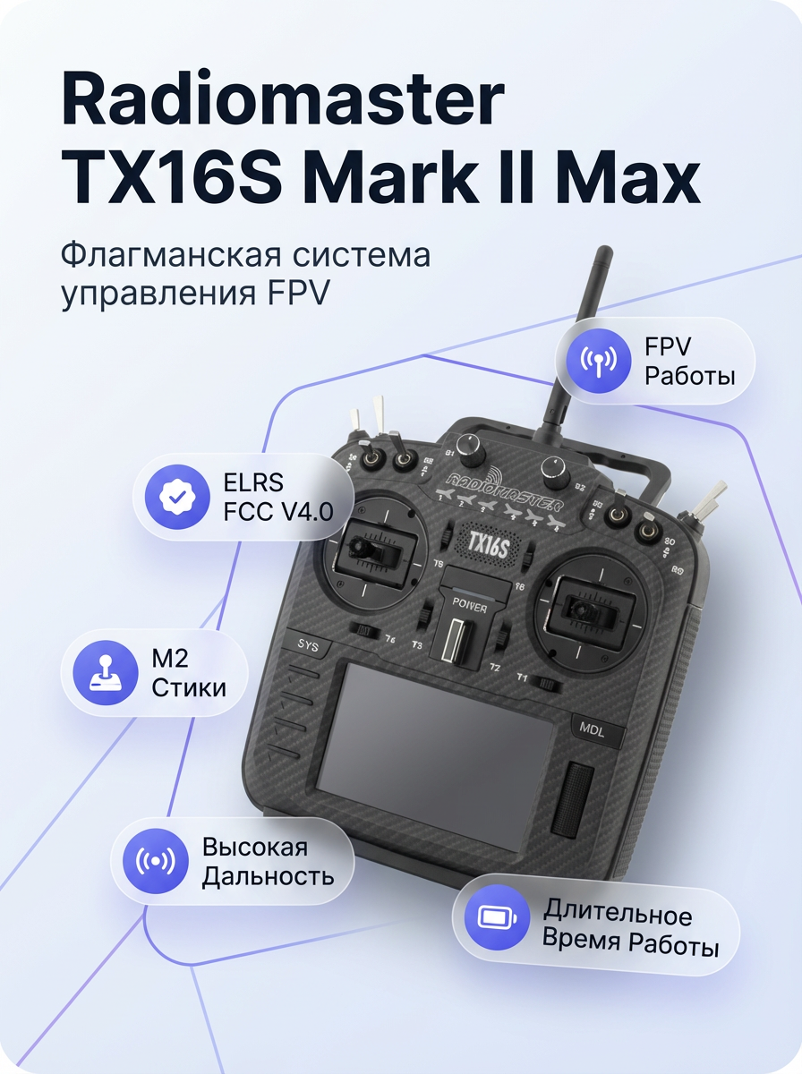 Пульт Radiomaster TX16S Mark II Max M2 ELRS FCC V4.0