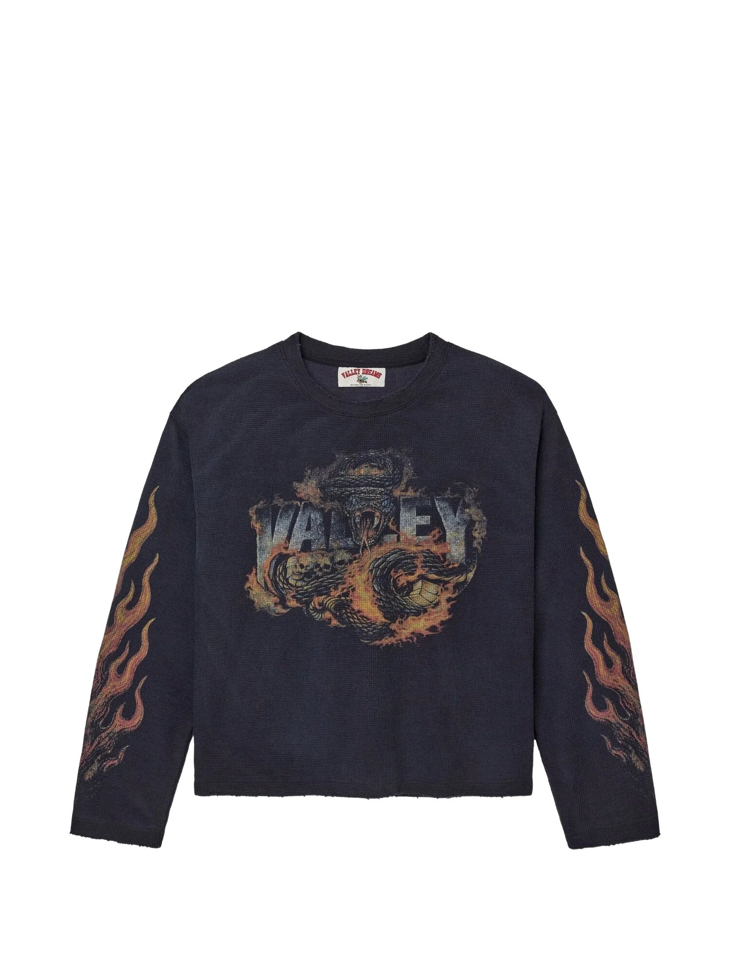 Свитер Graphic-print waffle-knit sweater