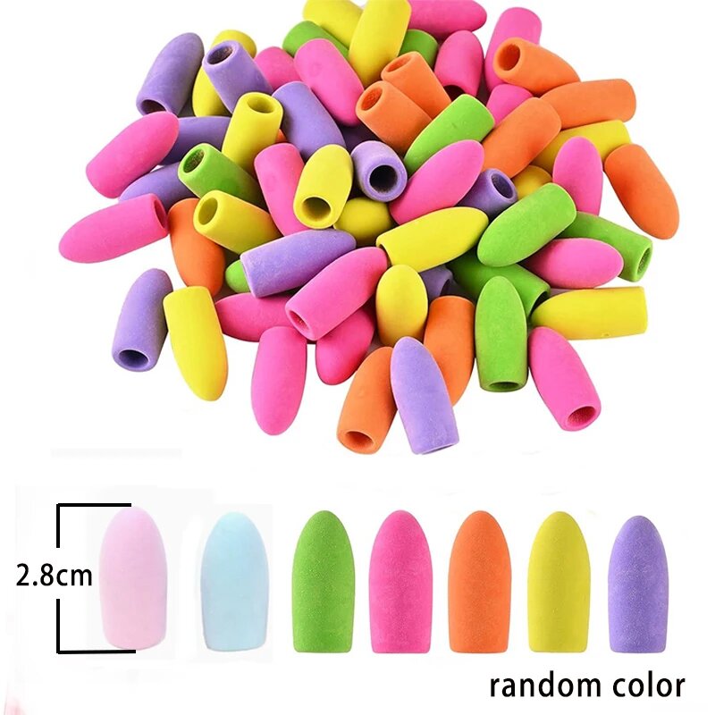 Ластики для карандашей, 15pcs-B, цветные
