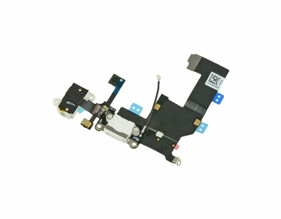 Шлейф iPhone 5 с Разъемом для зарядки Белый Новый